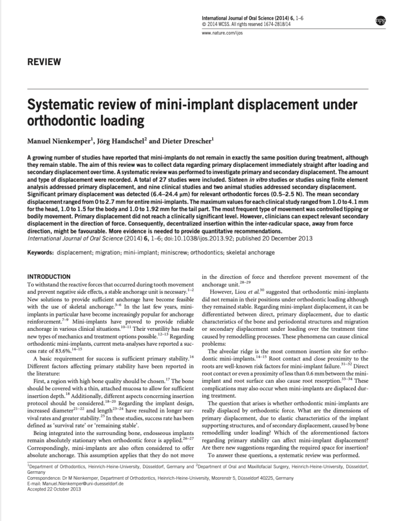 Les mini-vis en orthodontie | Dr Olivier Quinty | Cabinet d’orthodontie ...